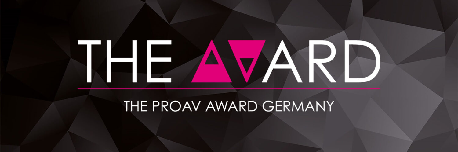 Startseite - The AVard - erster deutscher ProAV Award