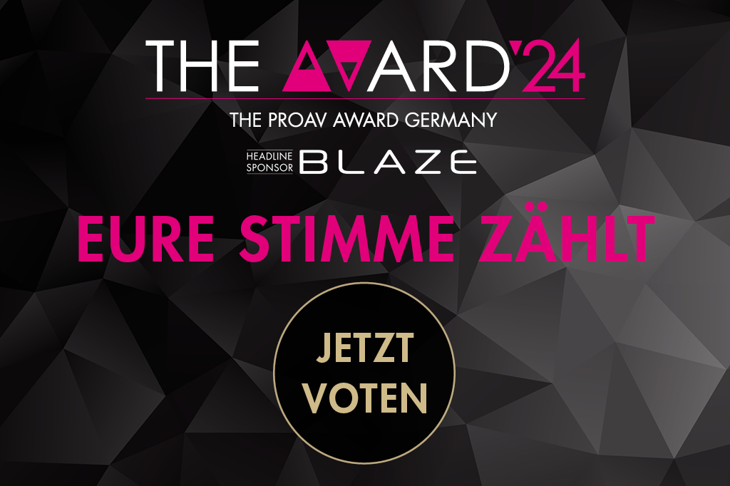 Startseite - The AVard - erster deutscher ProAV Award