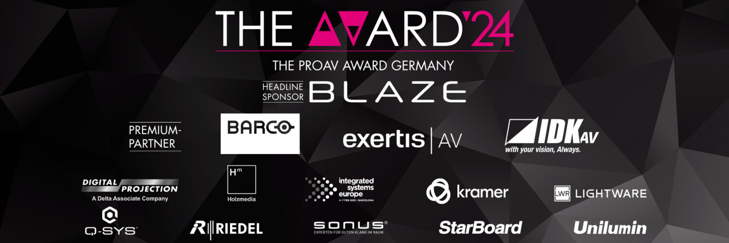 Startseite - The AVard - erster deutscher ProAV Award