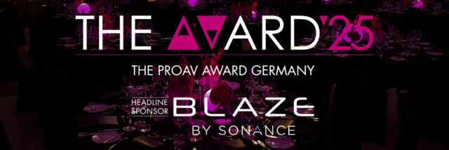 Startseite - The AVard - erster deutscher ProAV Award